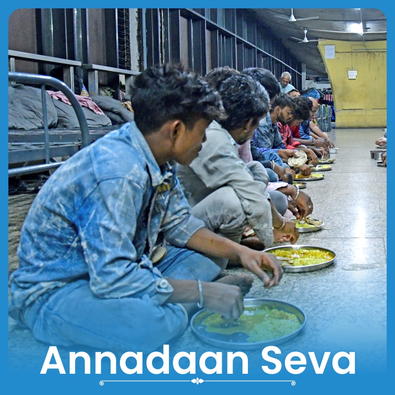 Donate for Annadana Seva at Hare Krishna Mandir Ahmedabad